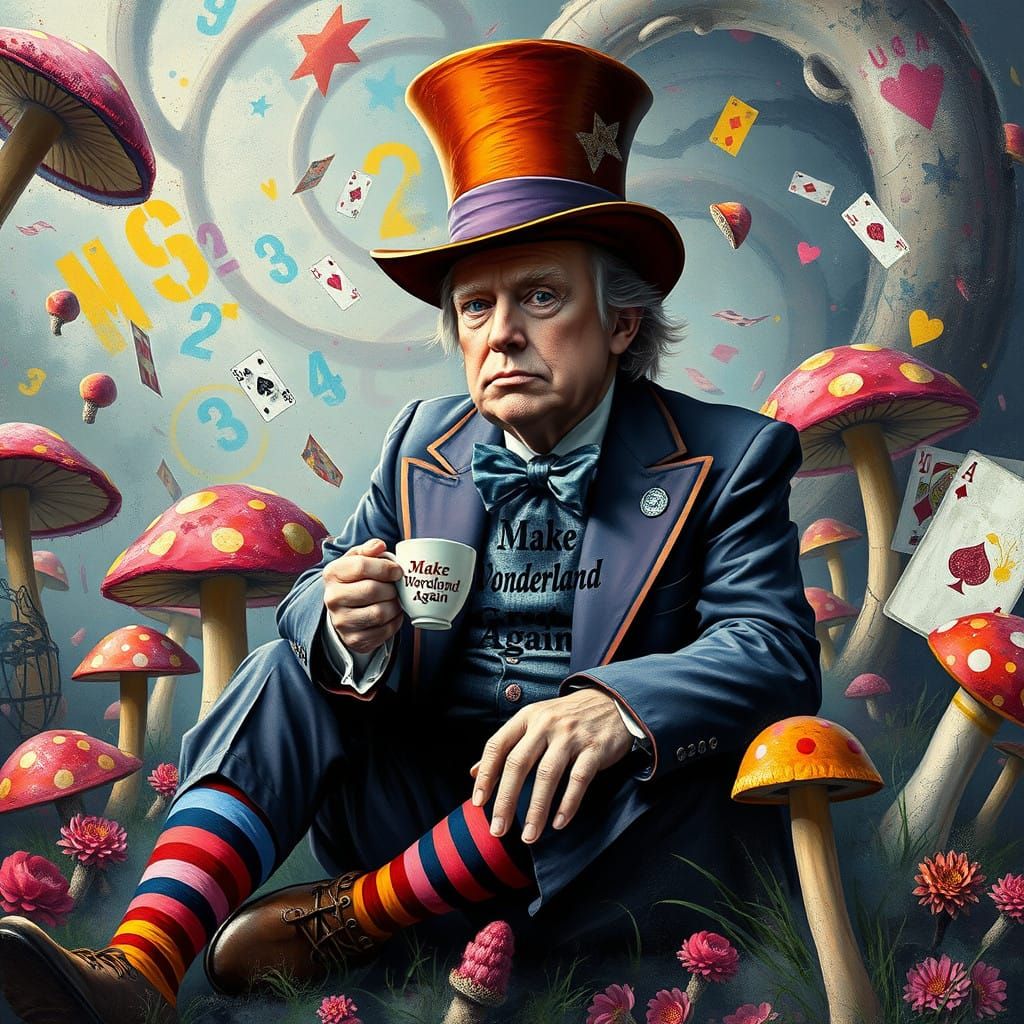 Make Wonderland Great Again! - Eccentric Trump in Whimsical ...