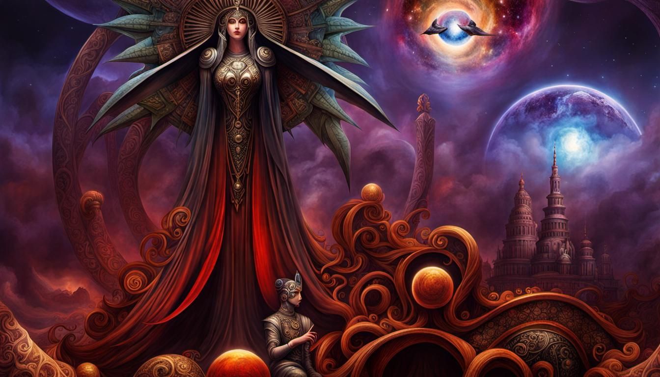 Sophia And The Demiurge - AI Generated Artwork - NightCafe Creator