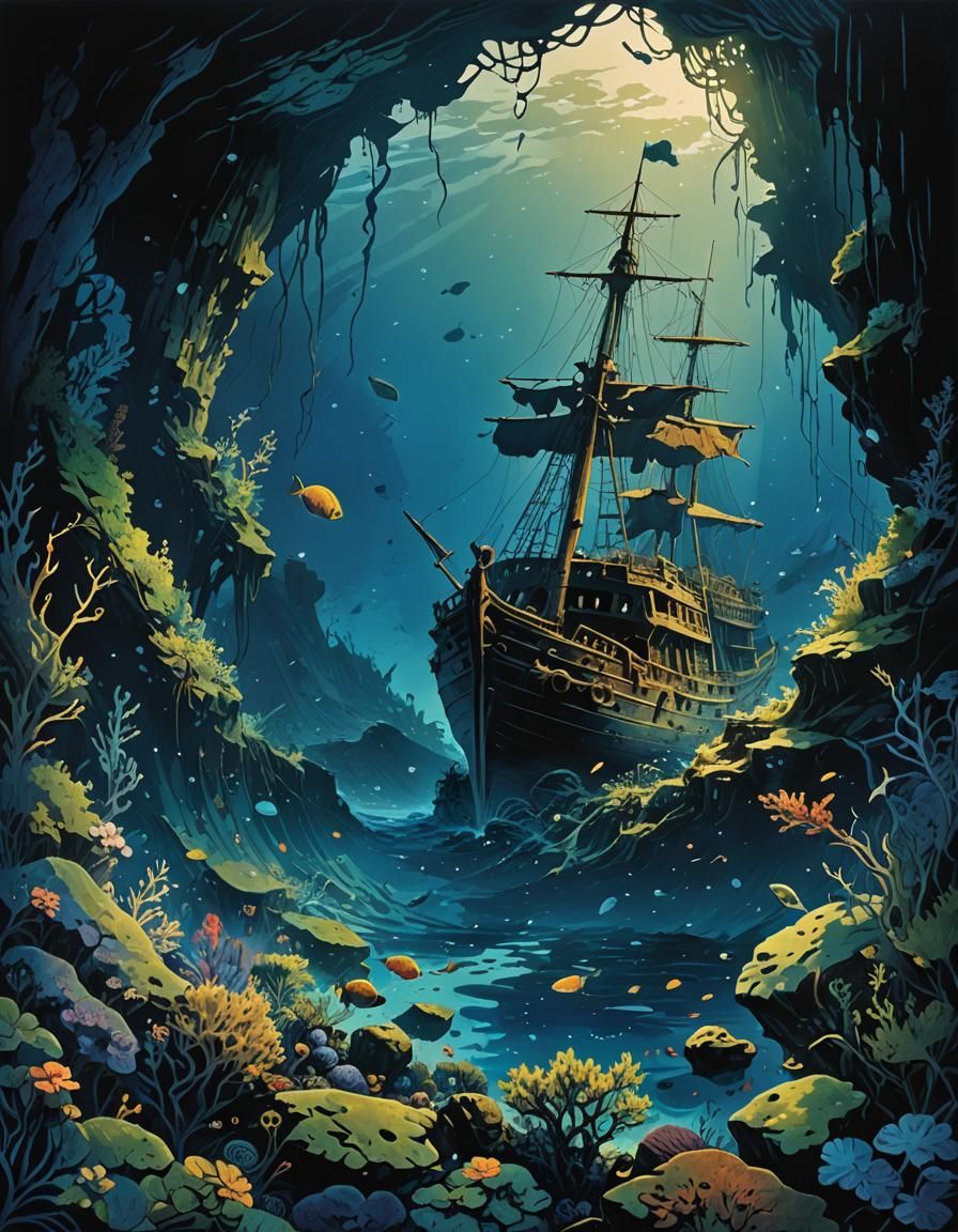 Remains from the Surface - AI Generated Artwork - NightCafe Creator