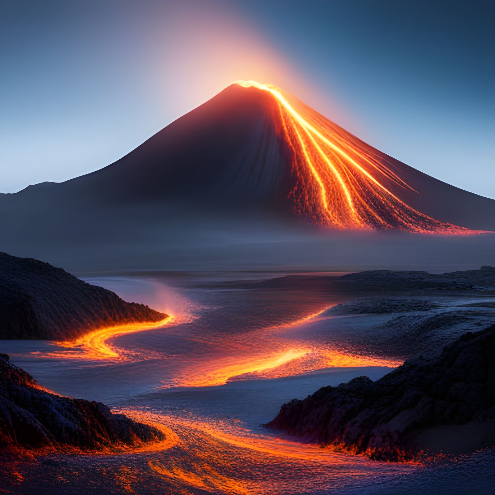 Iceland: Land of Ice and Fire - AI Generated Artwork - NightCafe Creator