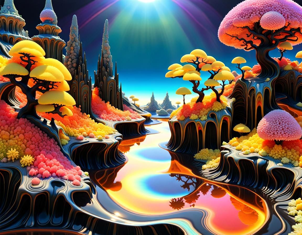 Dreamscape 2 (Virtual Utopia) 4:3 - AI Generated Artwork - NightCafe ...