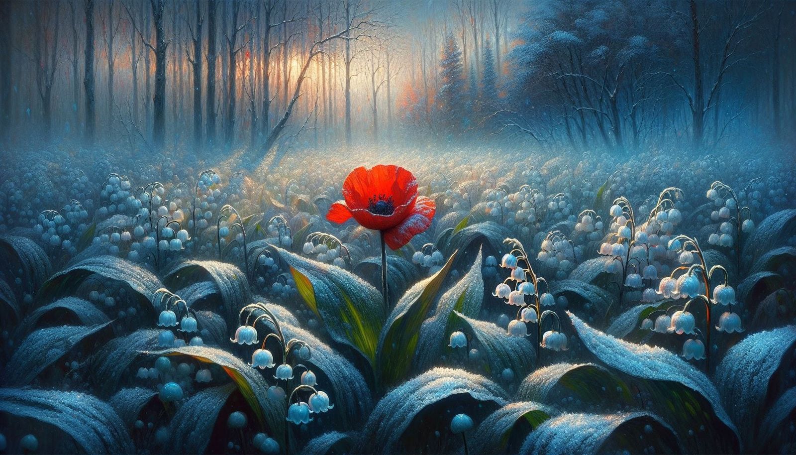 Single red poppy - AI Generated Artwork - NightCafe Creator