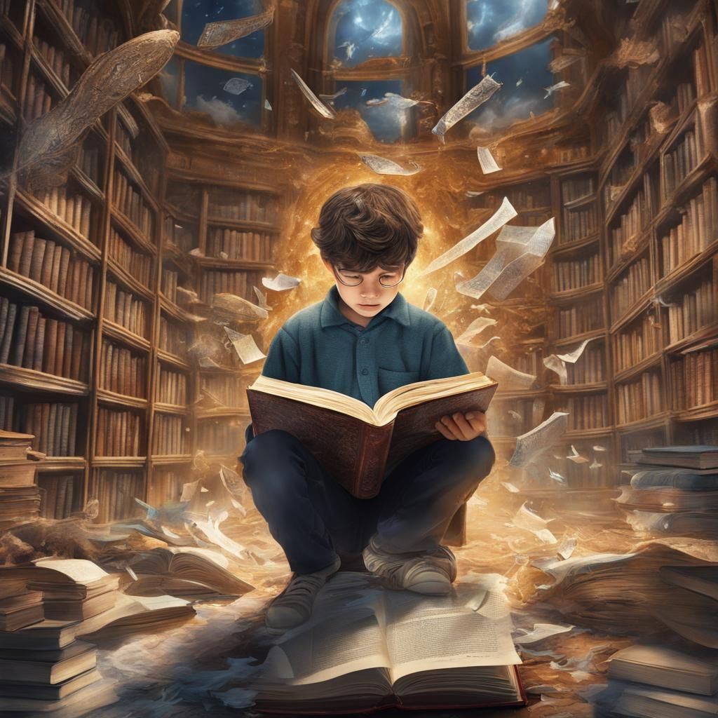 Reading is Fundamental - AI Generated Artwork - NightCafe Creator