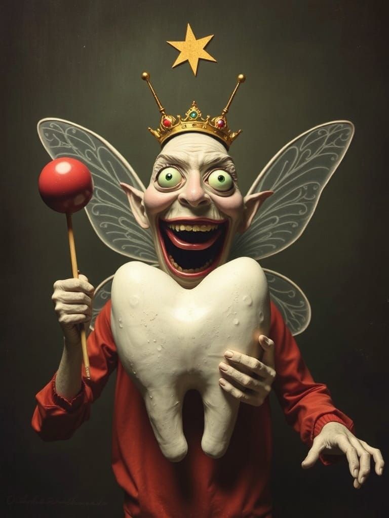 cartoon Tooth Fairy puppet - cartoon Tooth Fairy puppet
