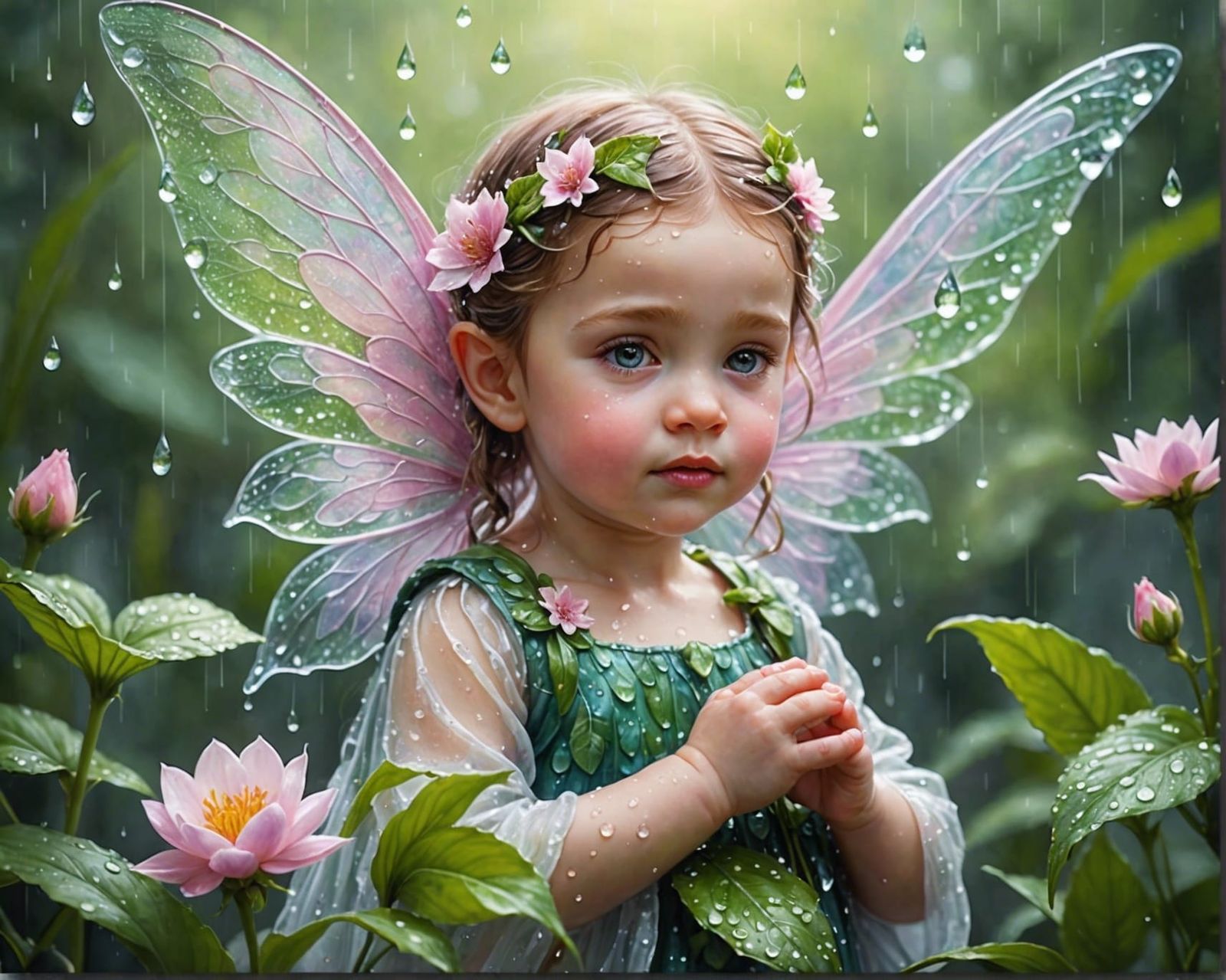 sweet baby fairy - AI Generated Artwork - NightCafe Creator