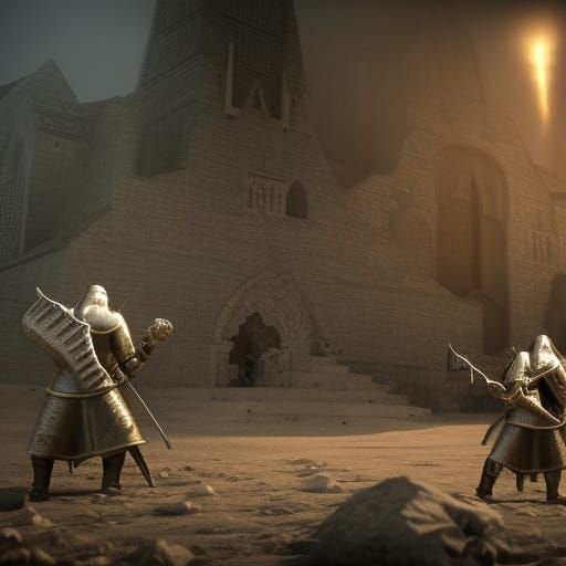 Knights Templar - AI Generated Artwork - NightCafe Creator