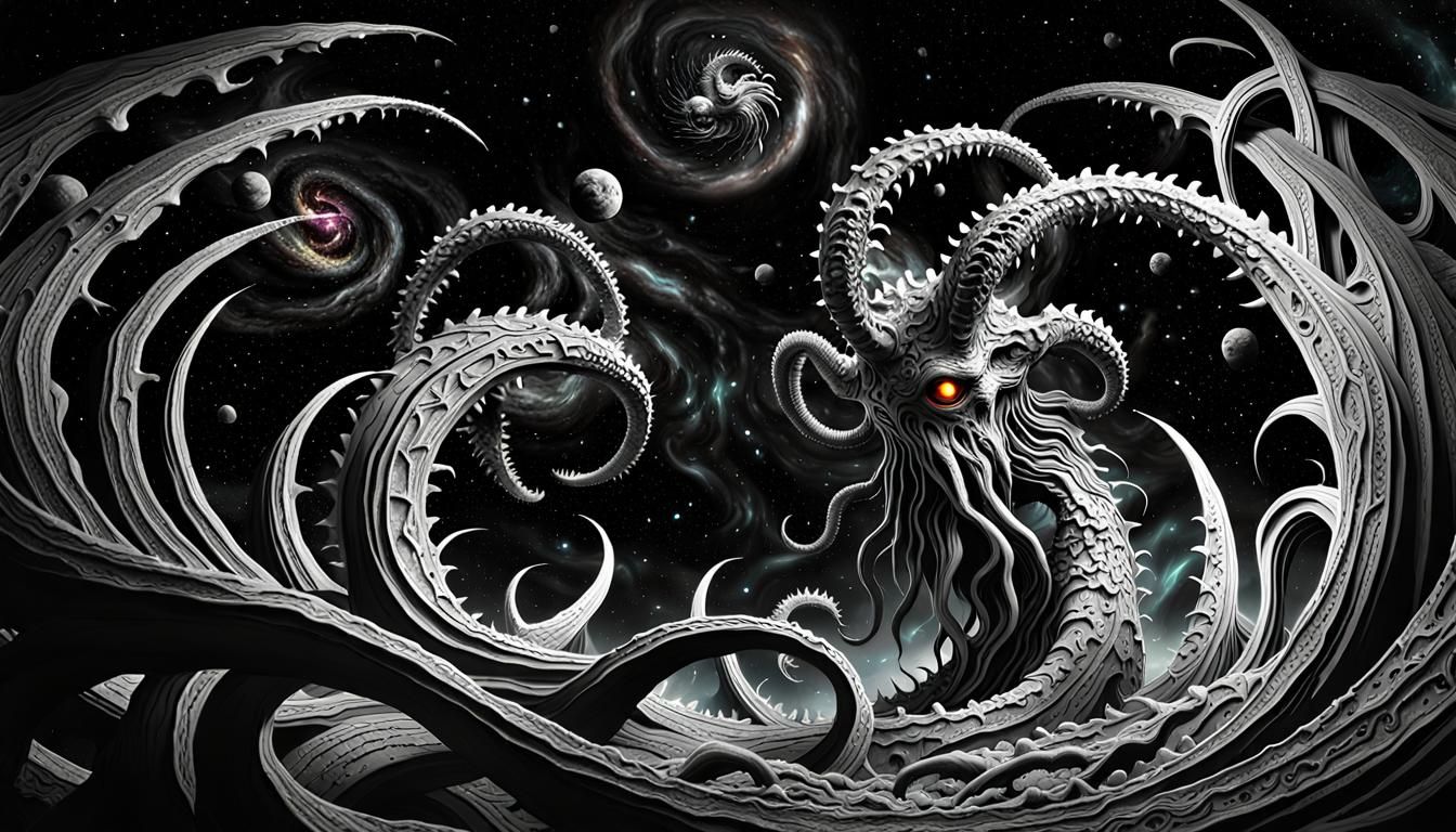 Unknown Lovecraftian Entity - AI Generated Artwork - NightCafe Creator