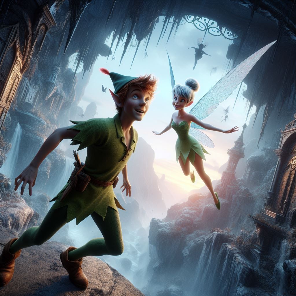 Peter Pan 1953 - AI Generated Artwork - NightCafe Creator