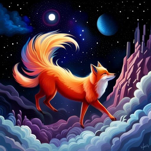 Nightfox - AI Generated Artwork - NightCafe Creator