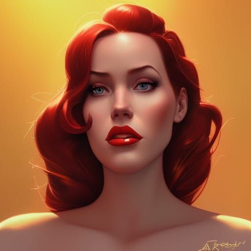 Jessica Rabbit Ai Generated Artwork Nightcafe Creator
