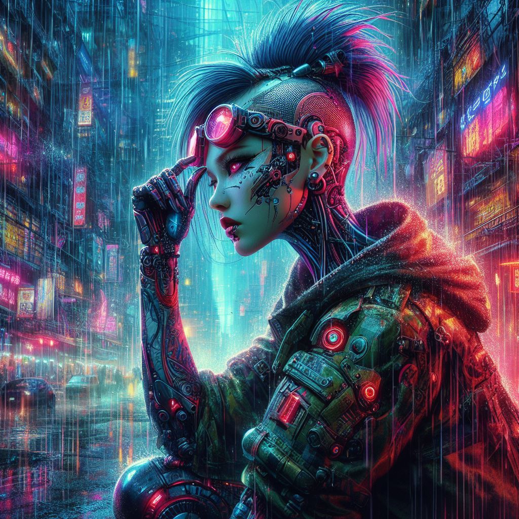 Cyborg Warrior - AI Generated Artwork - NightCafe Creator