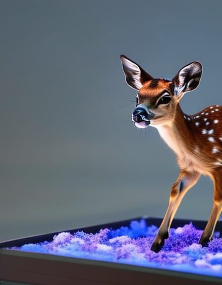 miniature fawn - AI Generated Artwork - NightCafe Creator