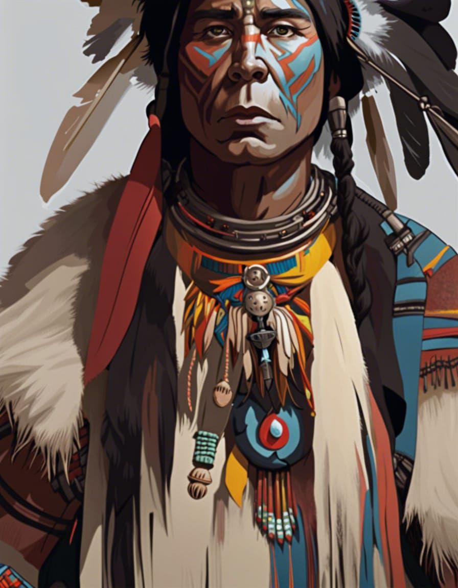 Native Shaman - AI Generated Artwork - NightCafe Creator