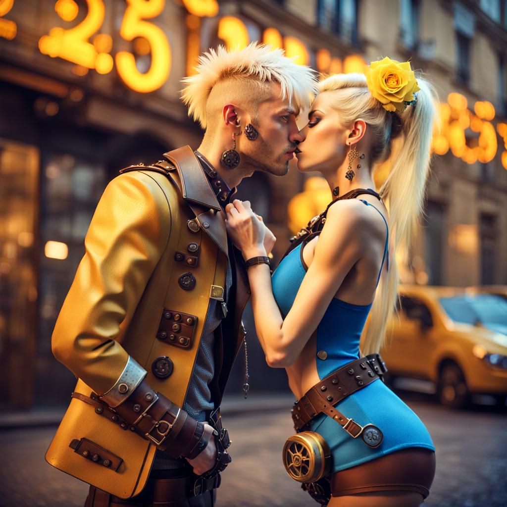 Falling in love - AI Generated Artwork - NightCafe Creator