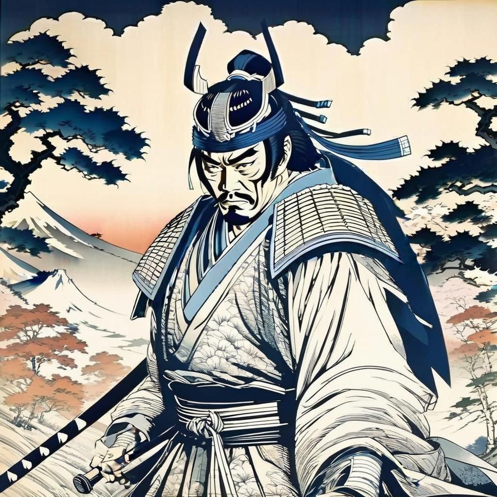 Toshiro Mifune's Samurai in Akira Kurosawa's Throne of Blood - AI ...