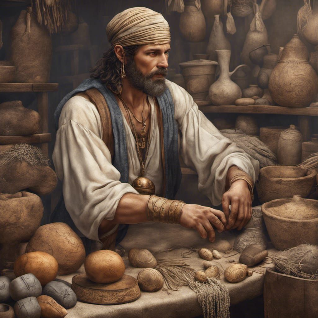 American Merchant (Ancient Age) - AI Generated Artwork - NightCafe Creator