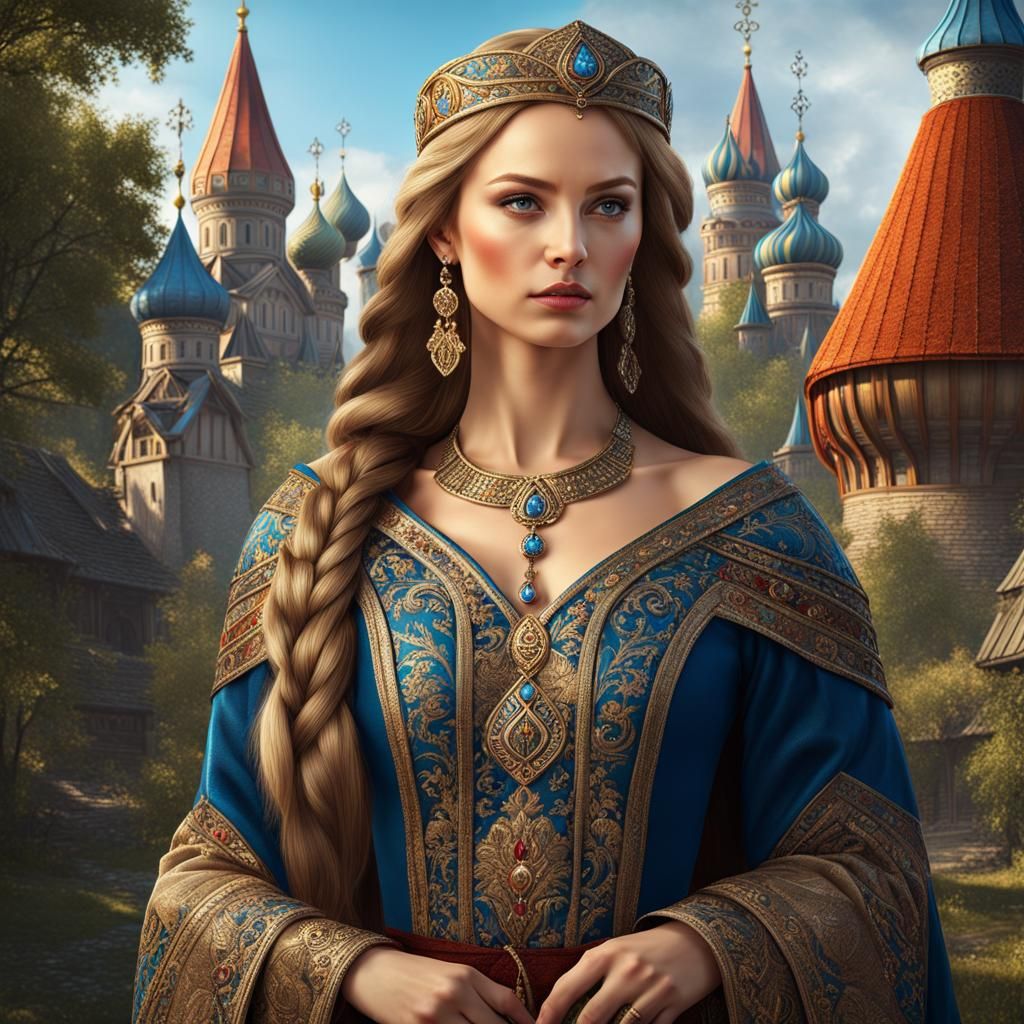 Russian princess - AI Generated Artwork - NightCafe Creator
