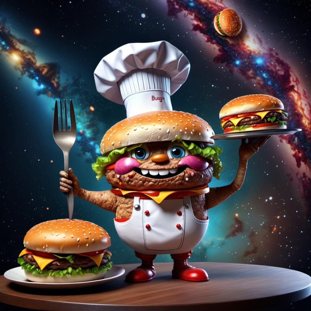 Burger Chef - AI Generated Artwork - NightCafe Creator