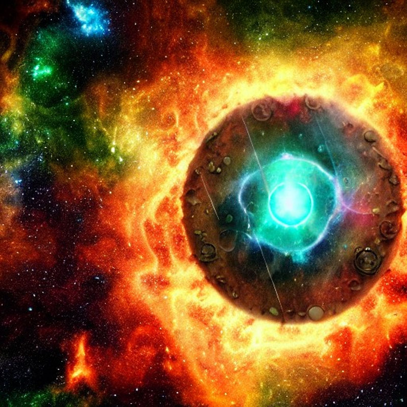 Galactic Orbs - AI Generated Artwork - NightCafe Creator