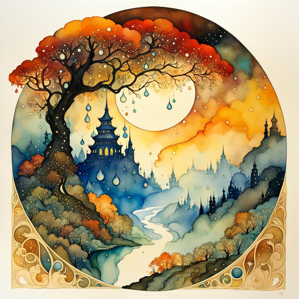 Dreamy landscape - AI Generated Artwork - NightCafe Creator