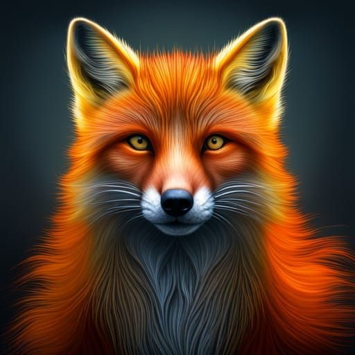 The Fox - AI Generated Artwork - NightCafe Creator