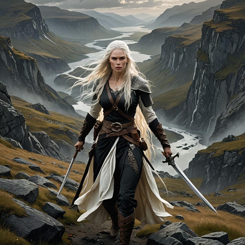 wild viking woman - character idea - AI Generated Artwork - NightCafe ...