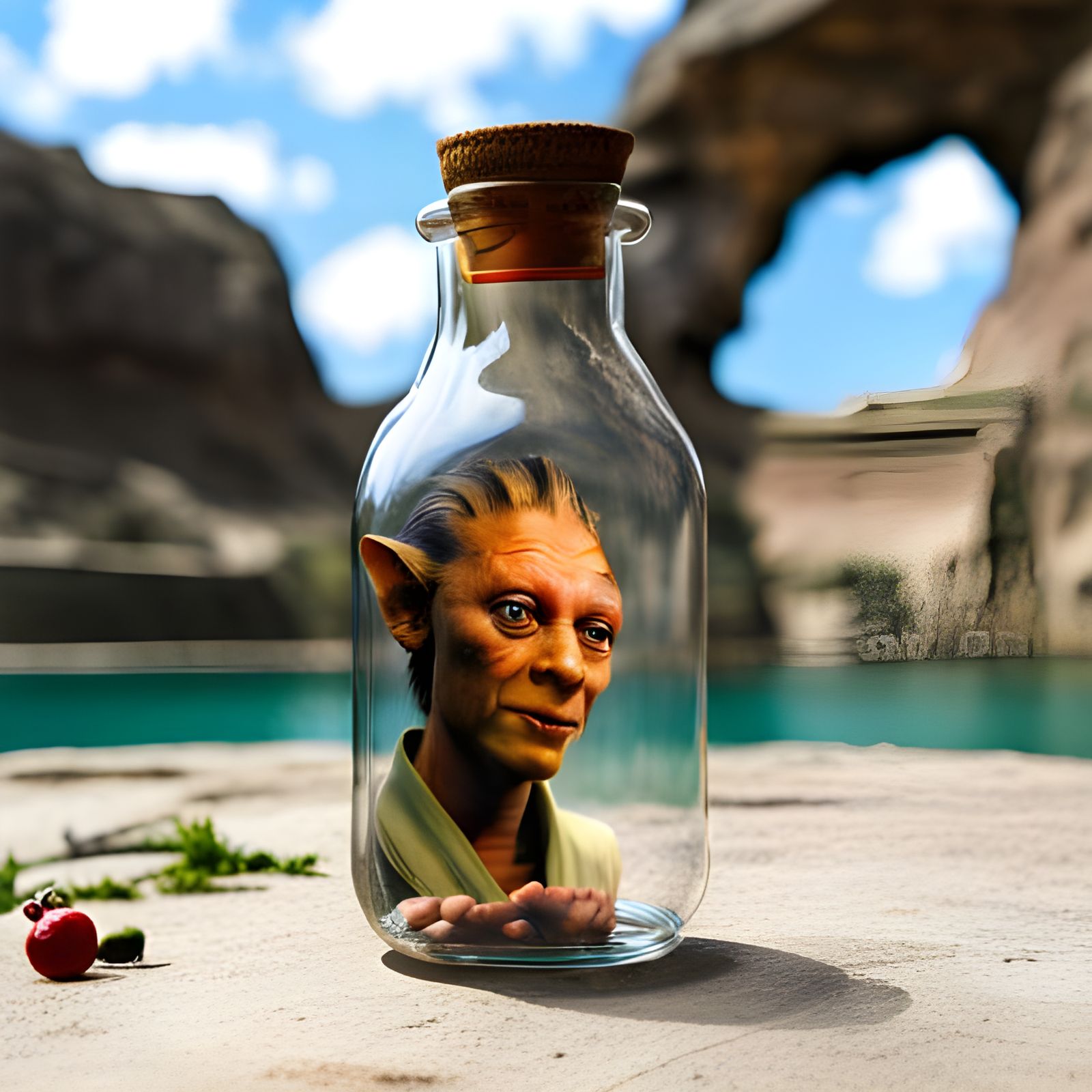 JarJar in a Jar will forever elude me. - AI Generated Artwork - NightCafe Creator