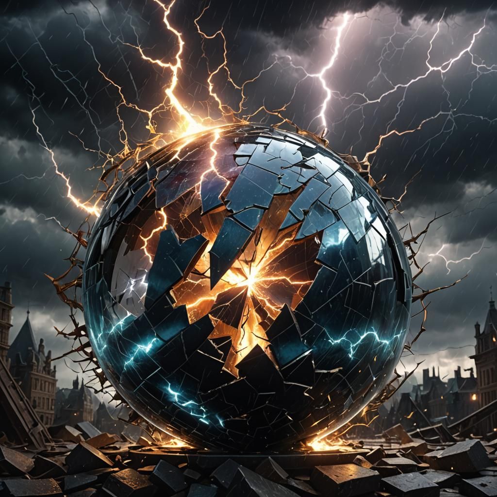 Shattered - AI Generated Artwork - NightCafe Creator