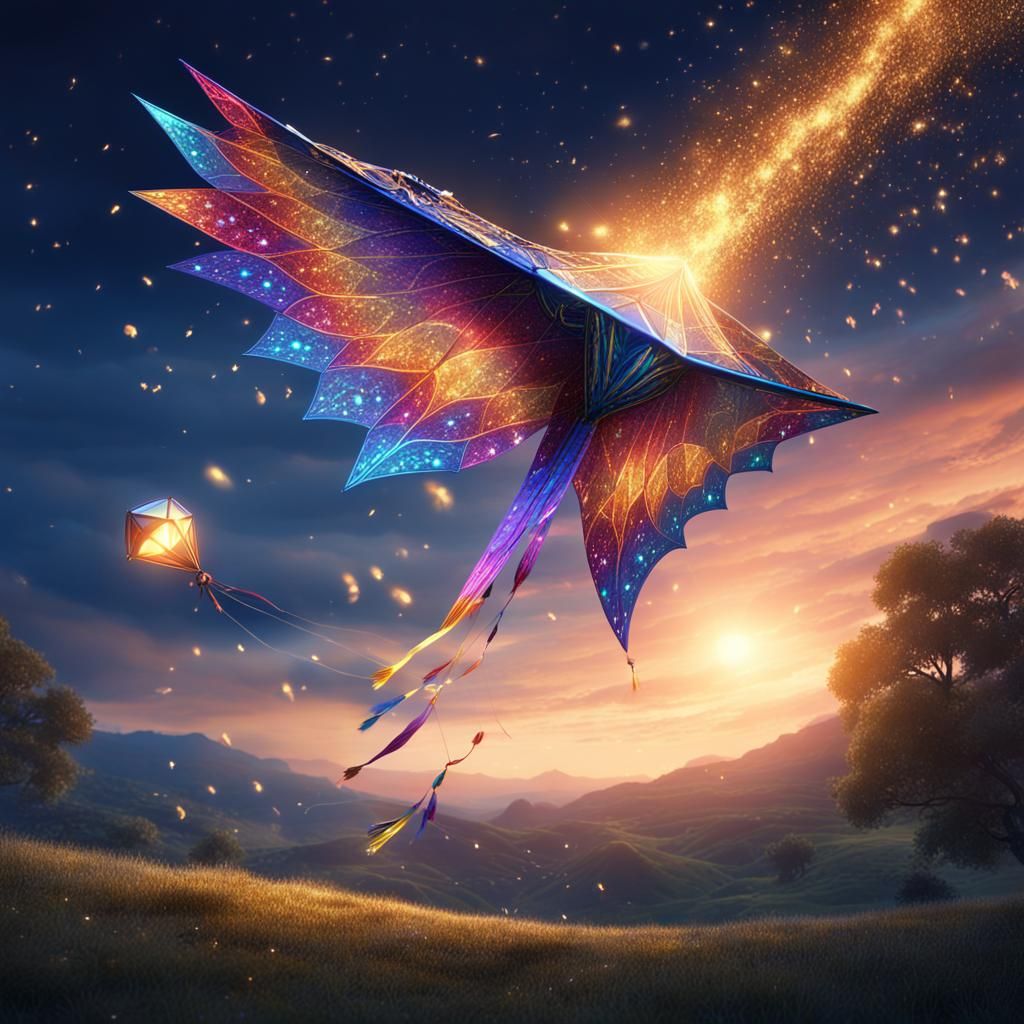 ENCHANTED KITE - AI Generated Artwork - NightCafe Creator