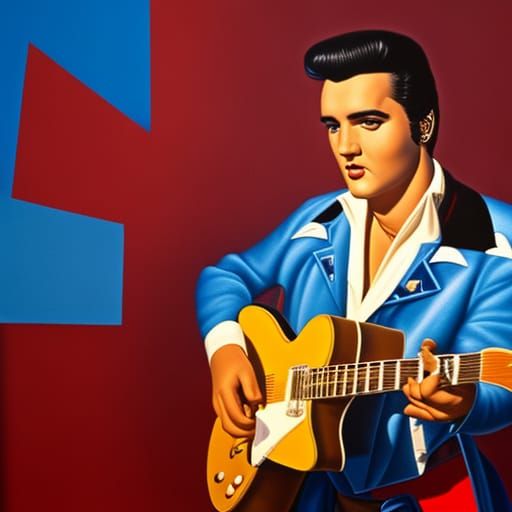(RIP) Elvis Presley - AI Generated Artwork - NightCafe Creator