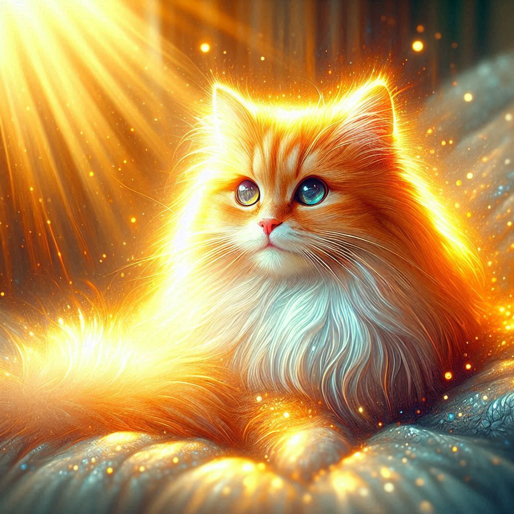 Shining Cat - AI Generated Artwork - NightCafe Creator