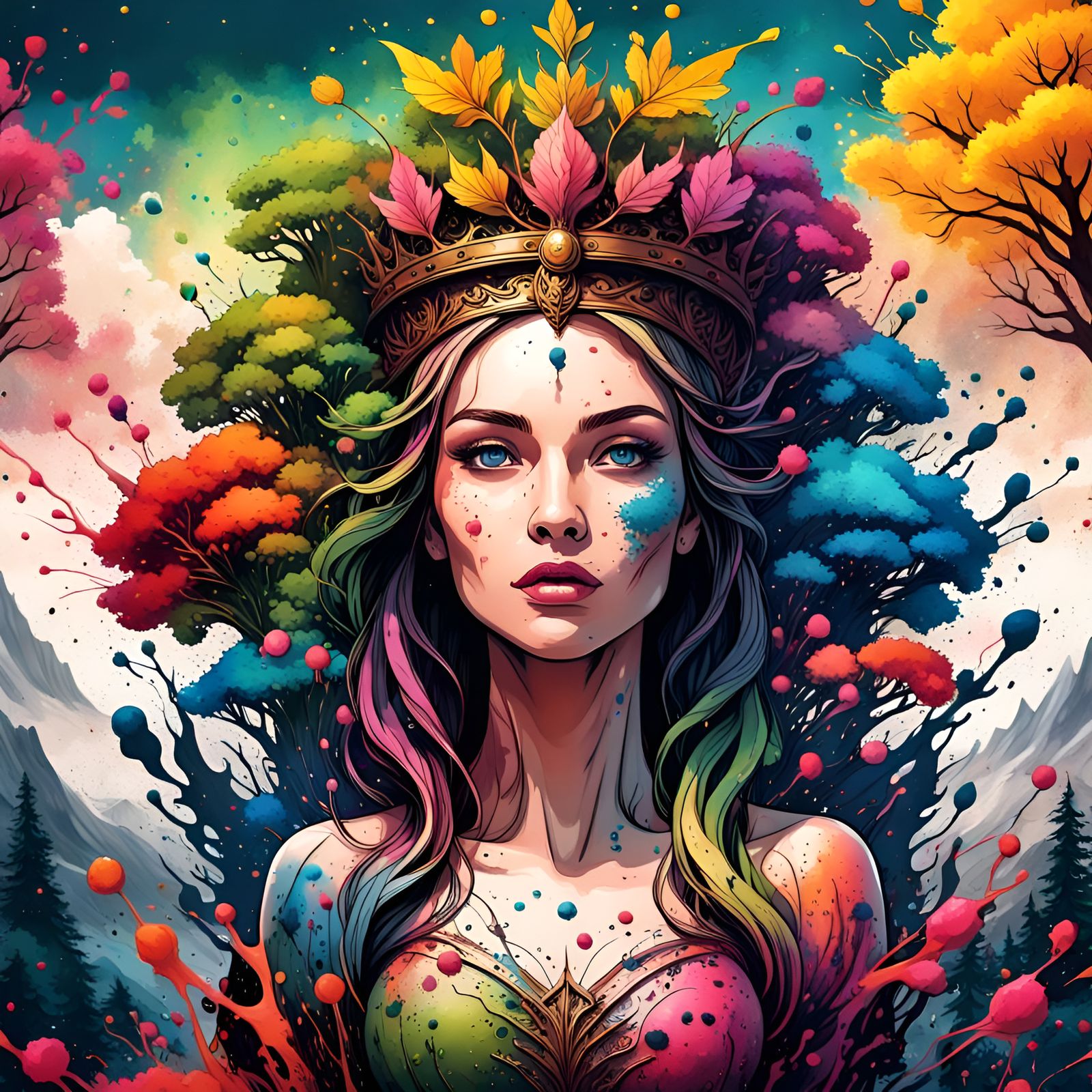 Earth queen - AI Generated Artwork - NightCafe Creator