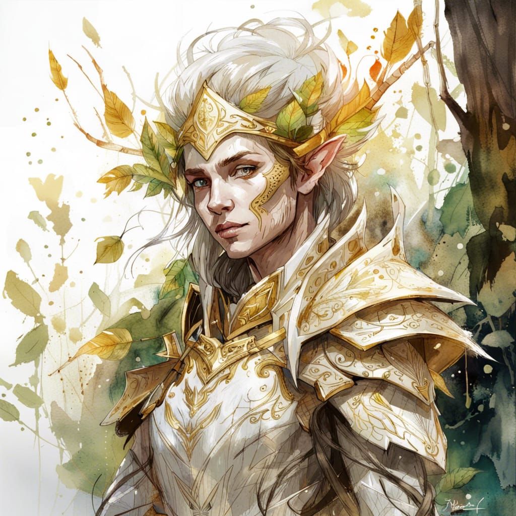 Wood Elf Noble - AI Generated Artwork - NightCafe Creator