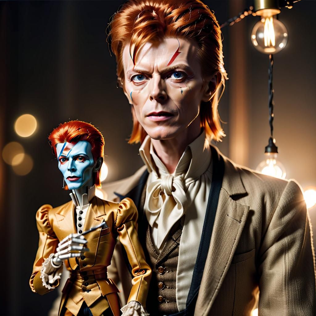The magic of David Bowie - AI Generated Artwork - NightCafe Creator
