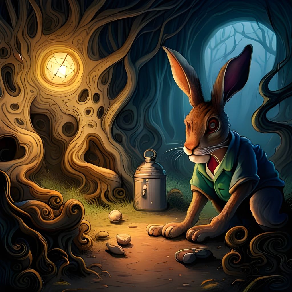Rampant rabbit degradation - AI Generated Artwork - NightCafe Creator