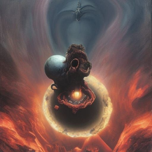 Esoteric worlds MDCXCVI - AI Generated Artwork - NightCafe Creator