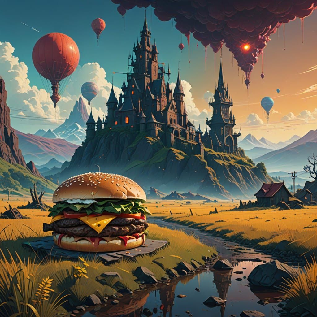 sandwiches - Fantastical Oversized Sandwiches in Dreamlike ...