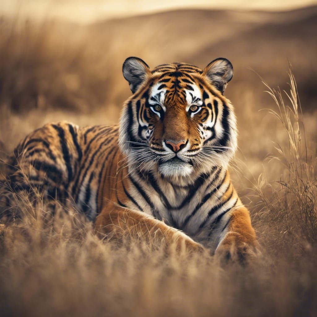 Big Cat Resting - AI Generated Artwork - NightCafe Creator