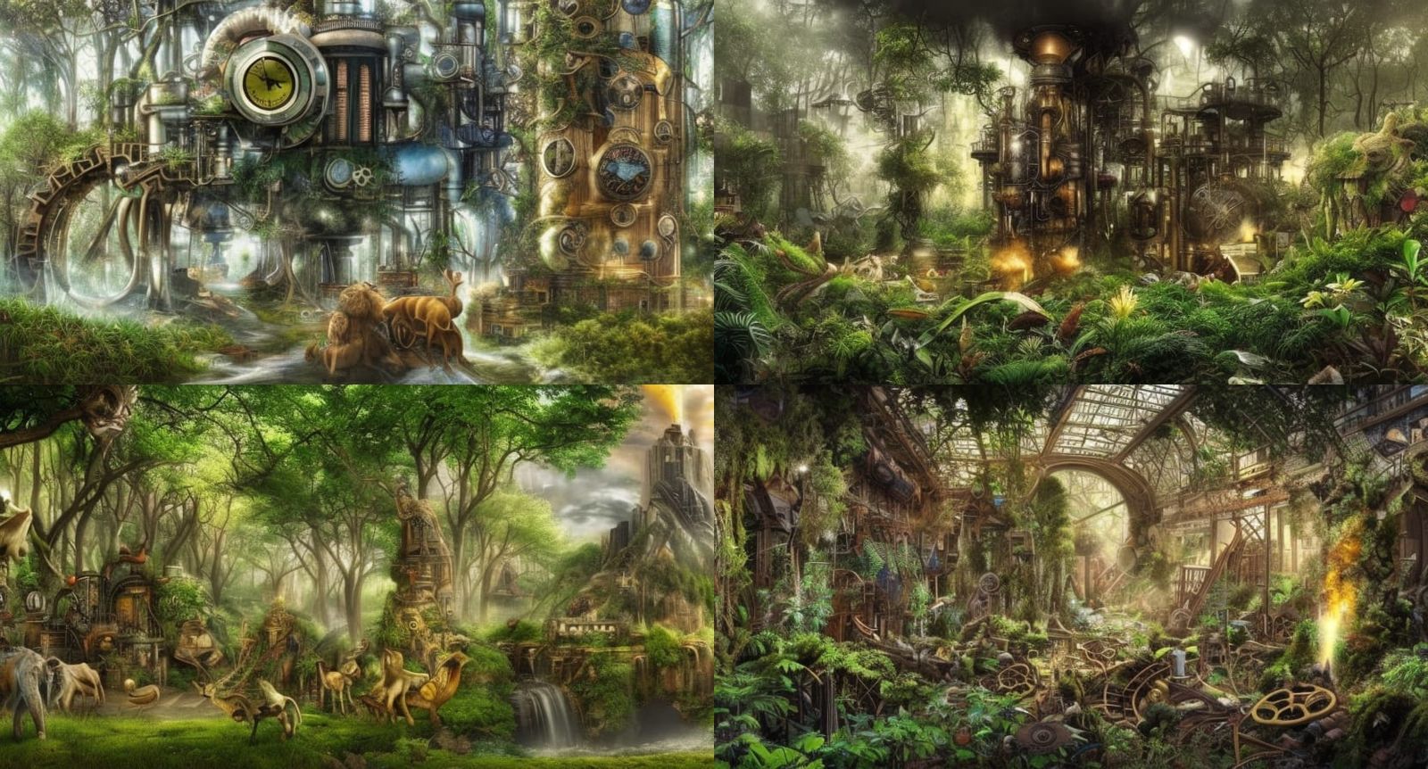 earth reviving after human extinction, a new beginning, nature taking ...