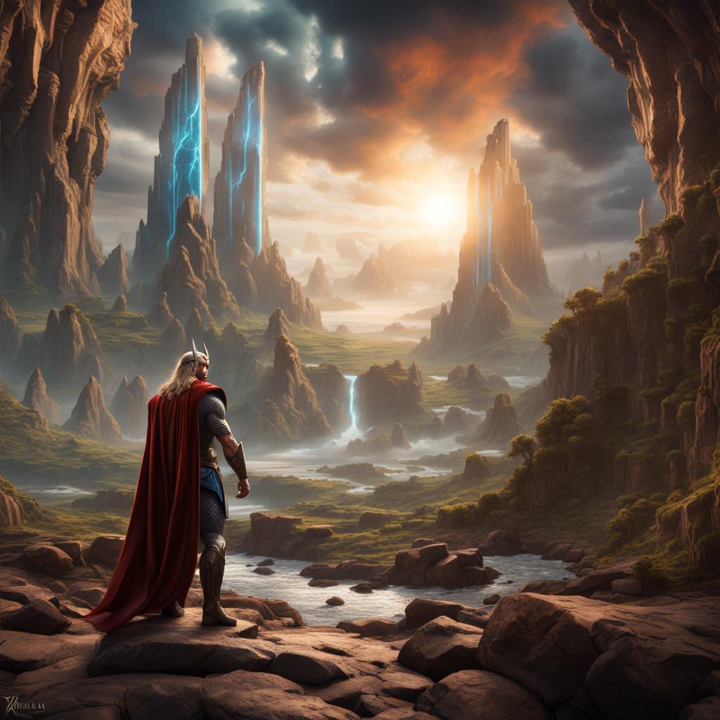 Thor - AI Generated Artwork - NightCafe Creator