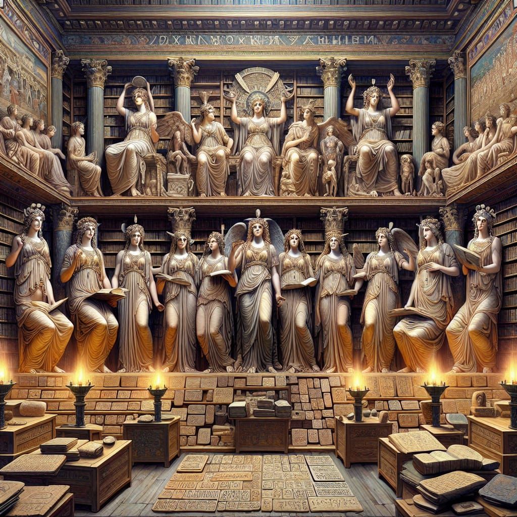 Greek Knowledge and Wisdom in its Glory - AI Generated Artwork ...