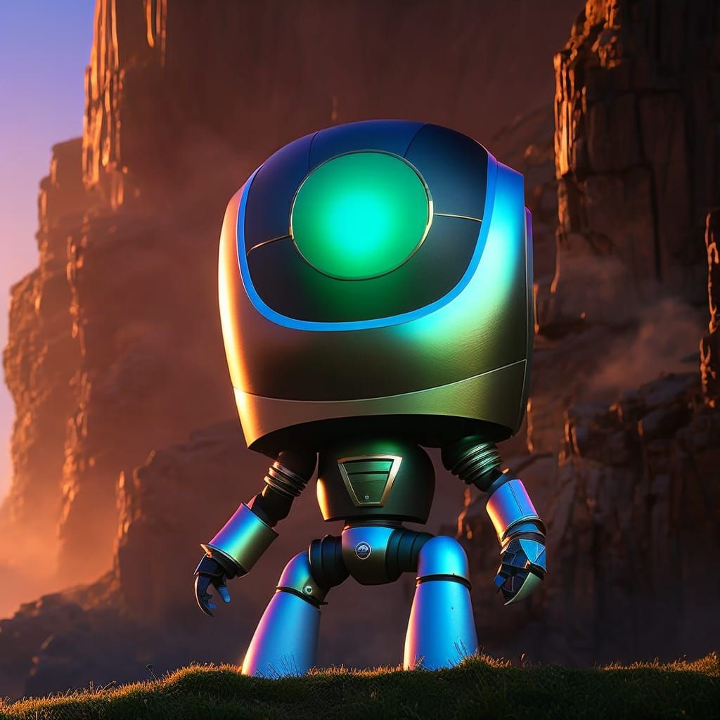 Aibot Spy (Tamago species) - Aibot NFT Collection - AI Generated Artwork - NightCafe Creator