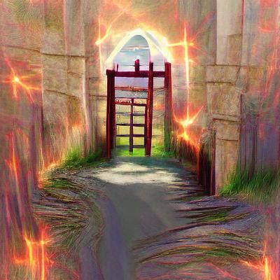 Enter through the narrow gate - AI Generated Artwork - NightCafe Creator