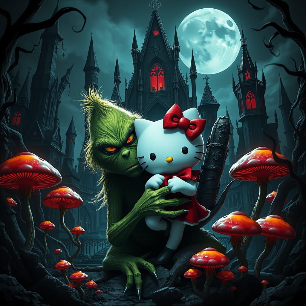 The grinch and hello kitty evil - Dark Gothic Encounter: Twi...