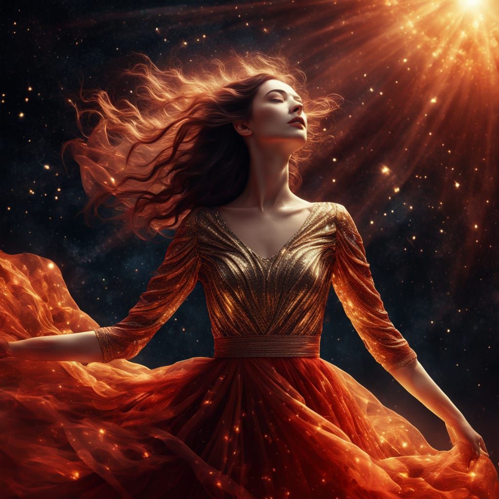 red colors - Ethereal Red Dream in Hyperrealistic Digital Ar...