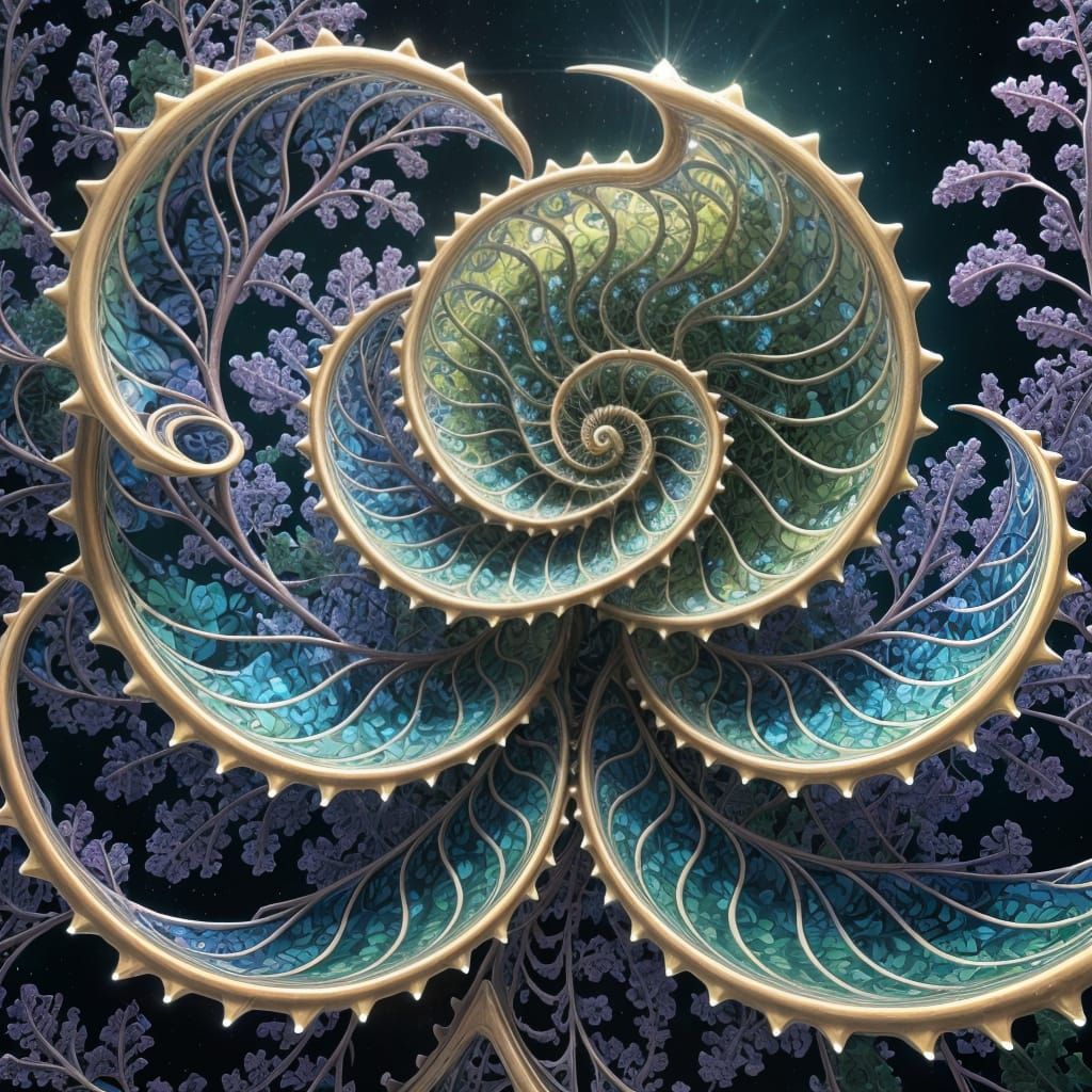 Hyper-detailed 3D holographic visualization of natural fractals ...