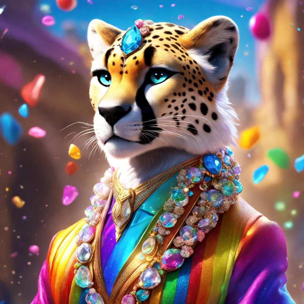 Regal Cheetah - AI Generated Artwork - NightCafe Creator