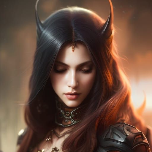 Demon Princess - AI Generated Artwork - NightCafe Creator