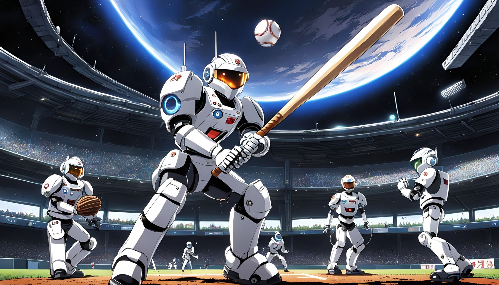 ⚾ Intergalactic Baseball ⚾ - AI Generated Artwork - NightCafe Creator