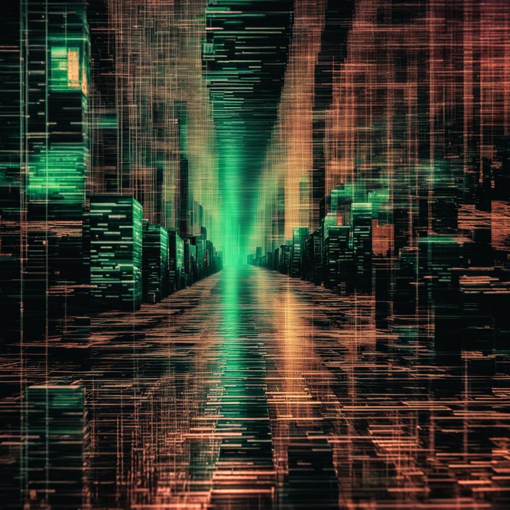 A Glitch In The Matrix - AI Generated Artwork - NightCafe Creator